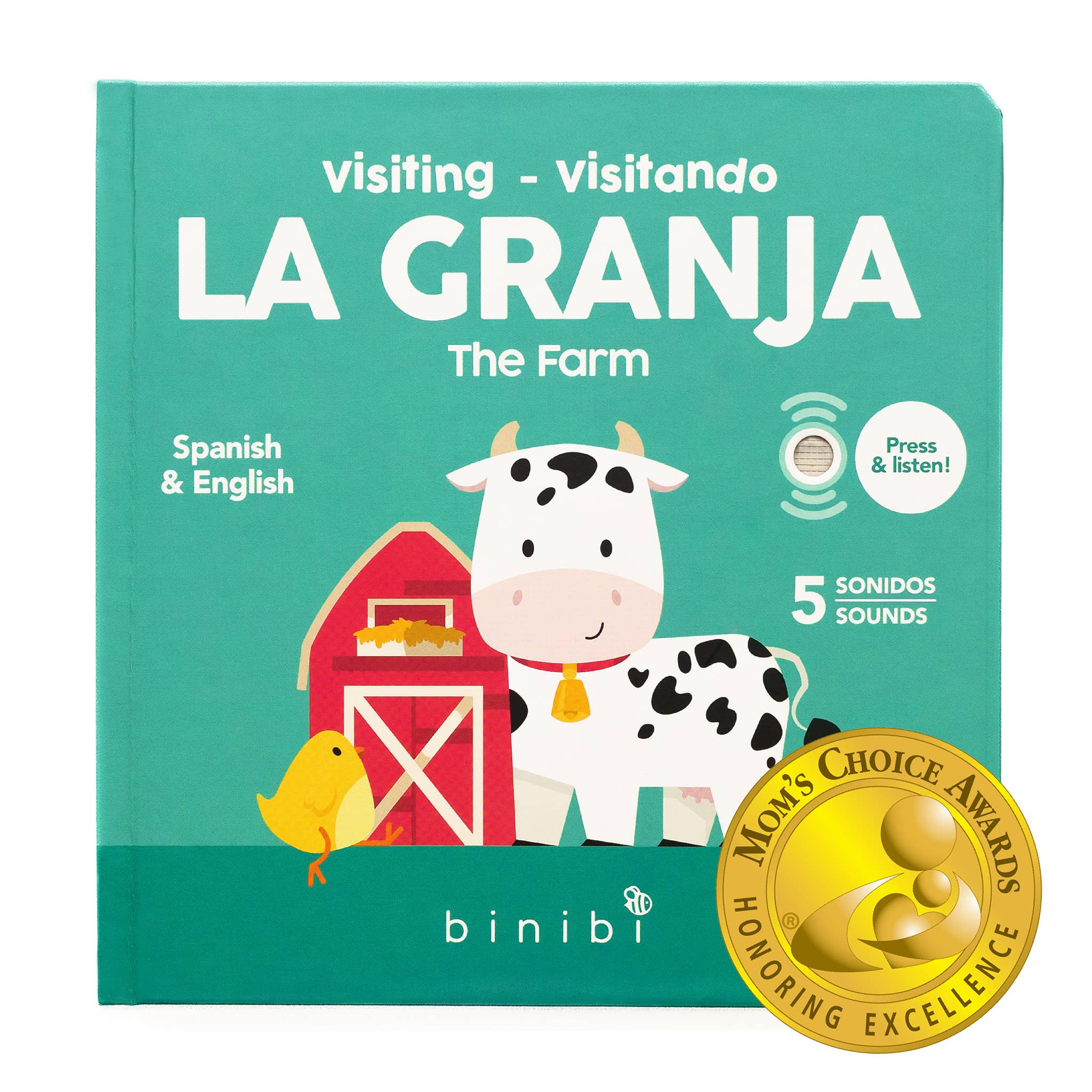 La Granja Bilingual Sound Book: Farm Animal Sounds – Flying Pig Toys