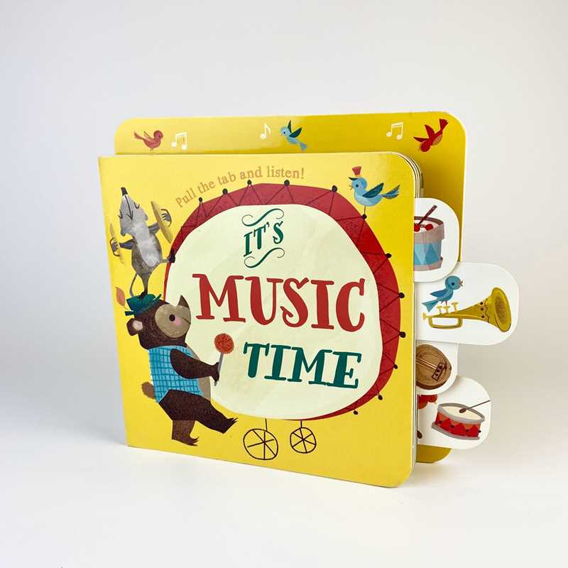 Sound Pull Tab - It's Music Time by Little Genius Books – Flying Pig Toys