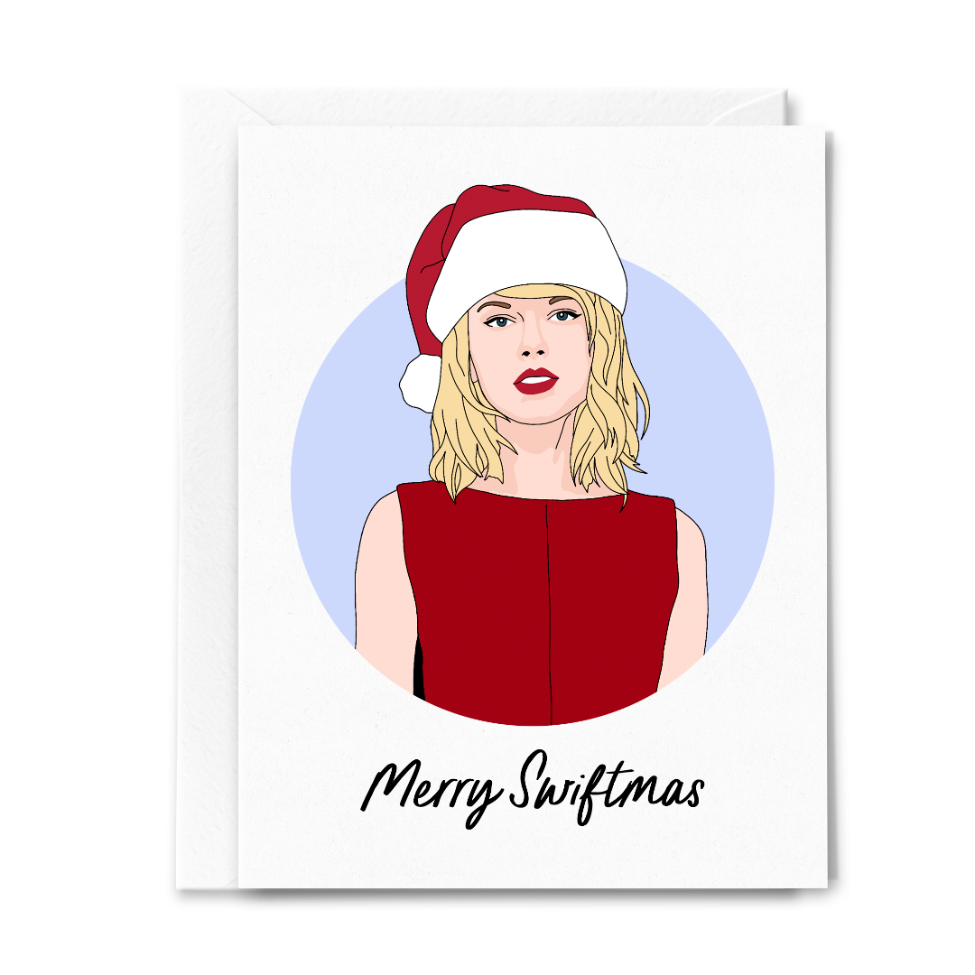 Merry Swiftmas Taylor Swift Christmas Card – Flying Pig Toys