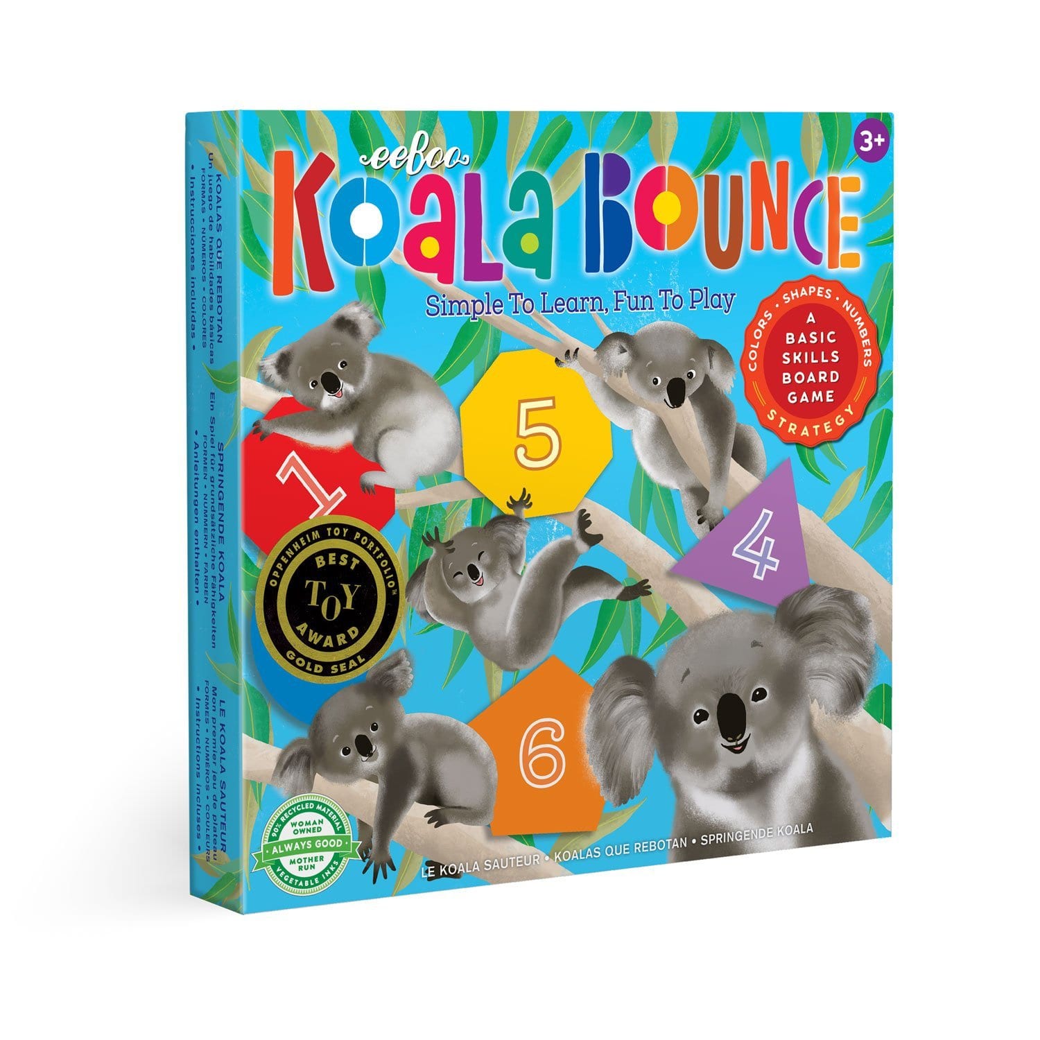 Koala Bounce Board Game – Flying Pig Toys Koala Bounce Board Game – Flying Pig Toys