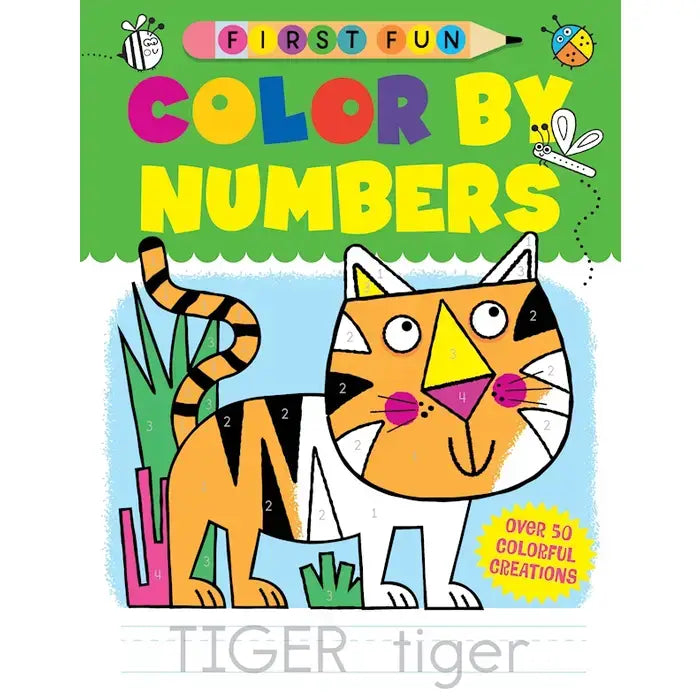 Activity Book : First Fun - Color by Numbers – Flying Pig Toys