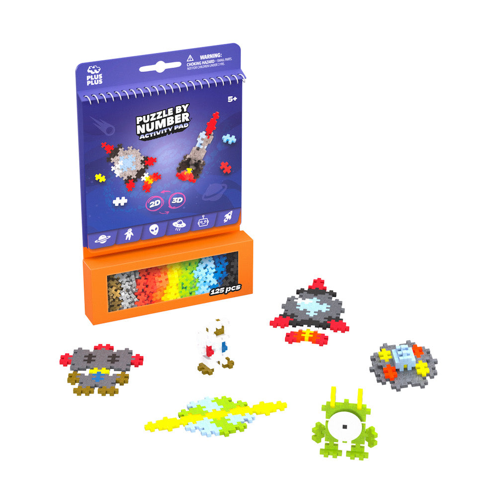 Puzzle By Number® Activity Pad - Space – Flying Pig Toys
