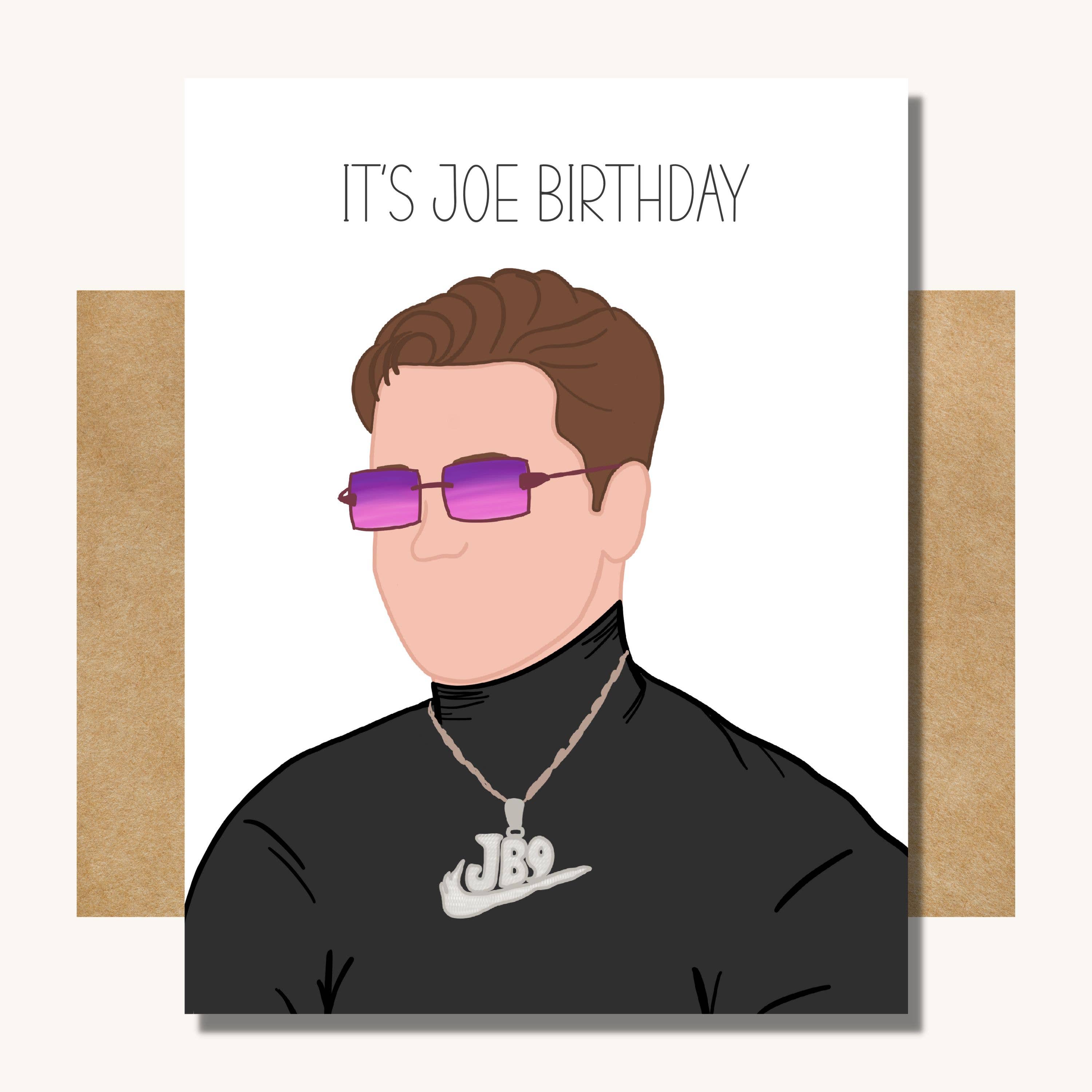 It's Joe Birthday Joe Burrow Birthday Card -- Cincinnati Bengals Card ...