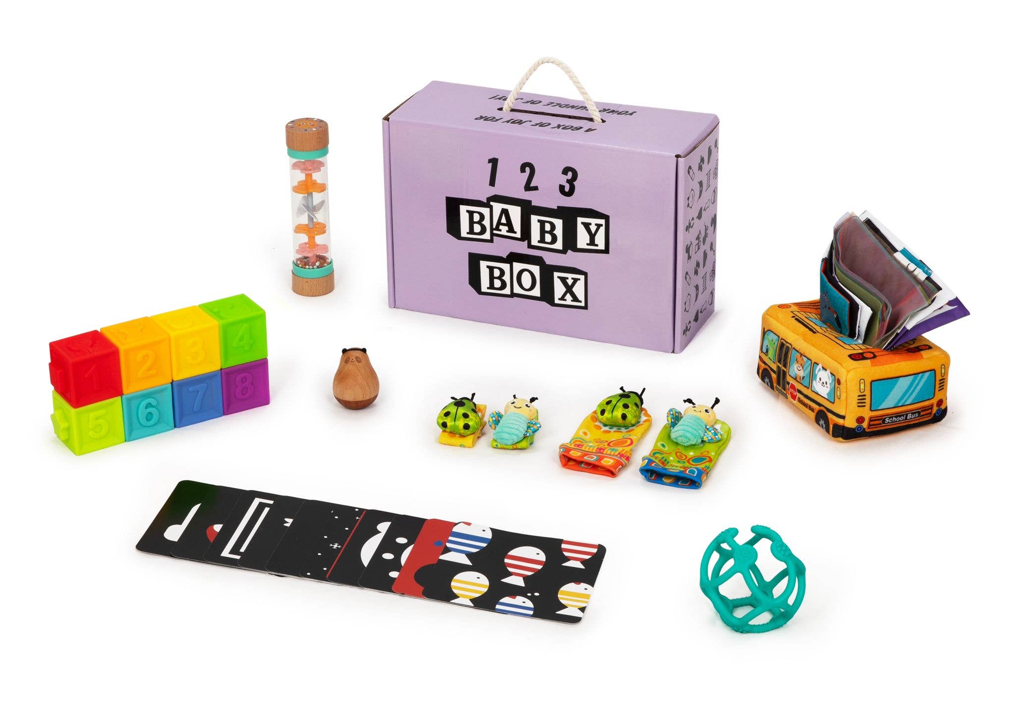 Baby Box 3-6 Months Montessori Educational Box – Flying Pig Toys