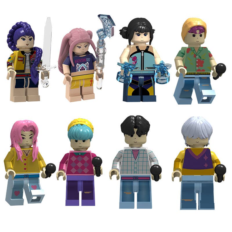 K-Pop Demon Hunters Micro Trendy Building Blocks – Flying Pig Toys