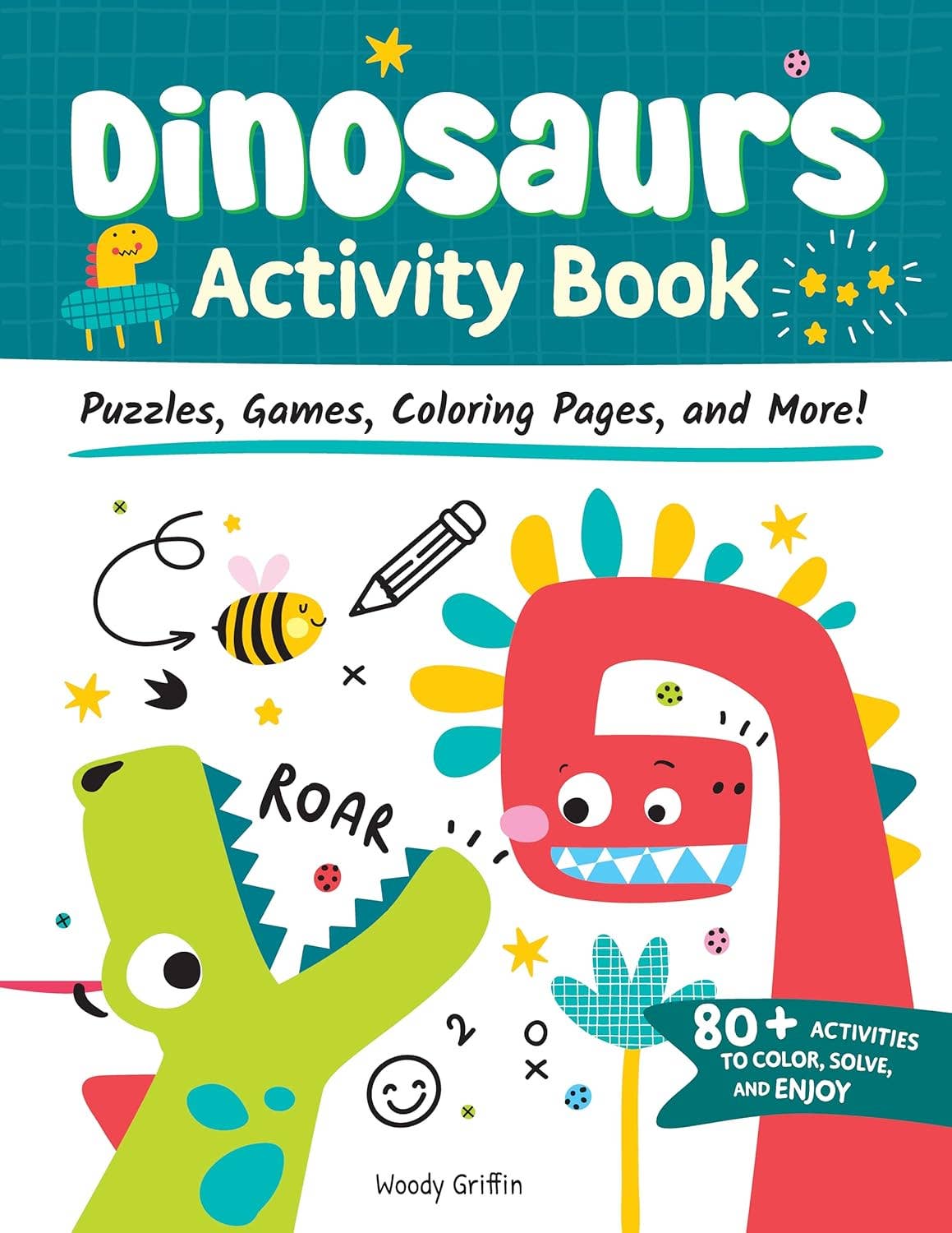 Dinosaurs Activity Book-Puzzles, Games, Coloring & More! – Flying Pig Toys