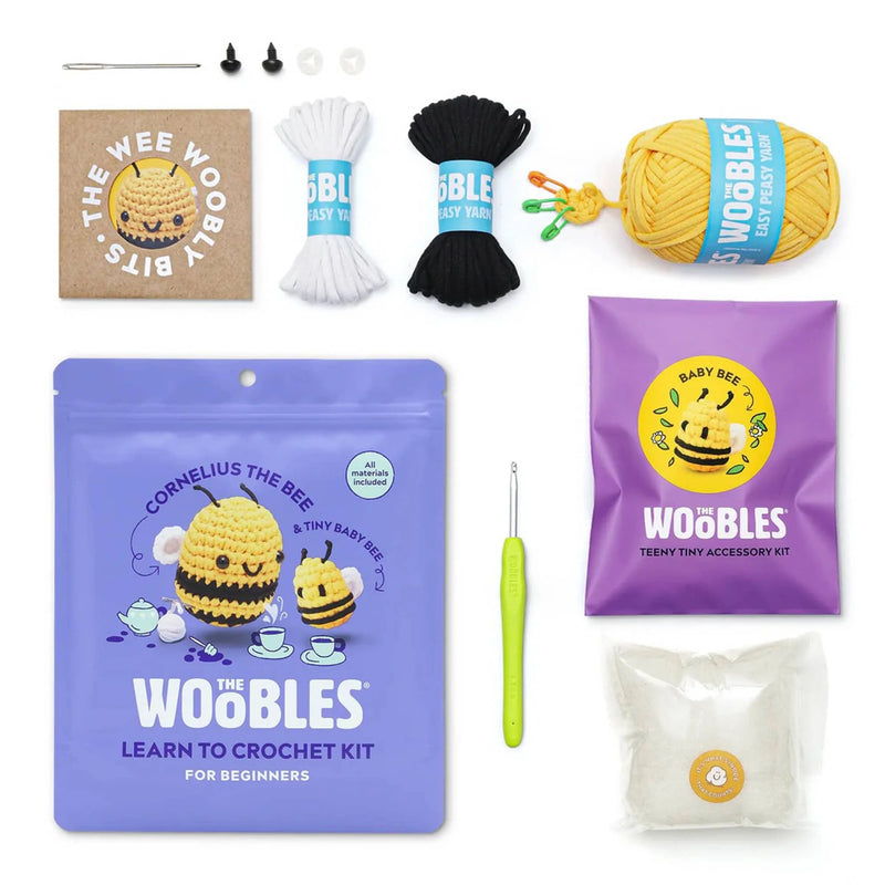 Mommy & Me Cornelius the Bee Combo Crochet Kit – Flying Pig Toys