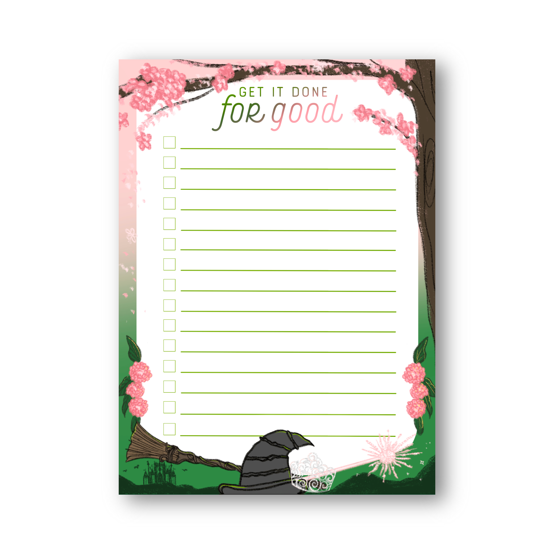 Get it Done For Good Notepad - Wicked – Flying Pig Toys