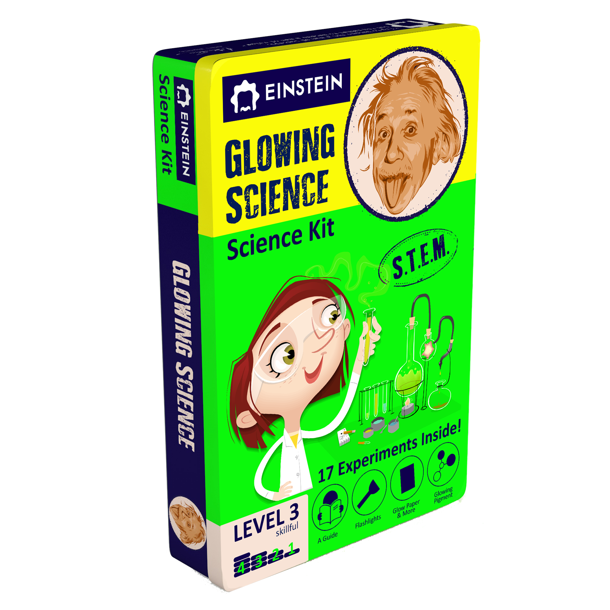 Einstein Science Lab - Glowing Science – Flying Pig Toys