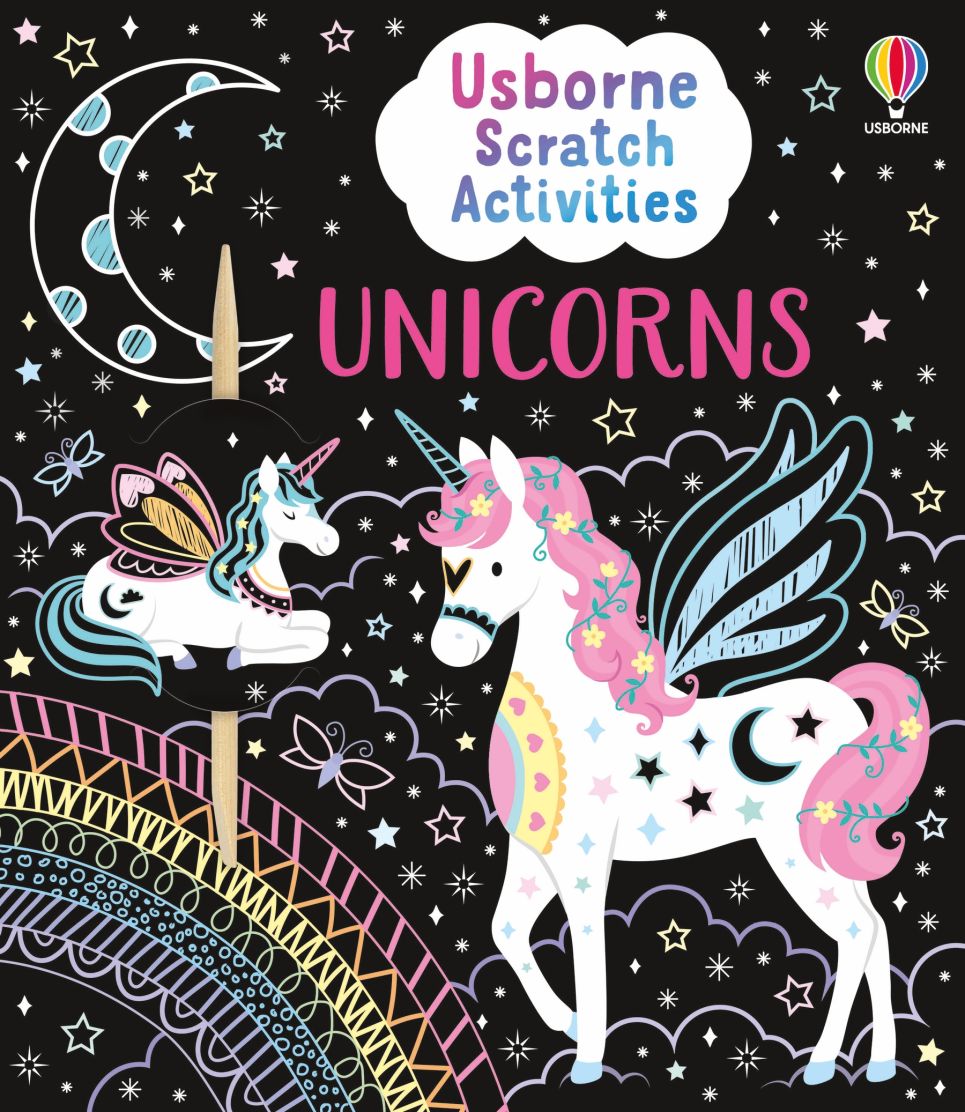 Usborne Scratch Activities Unicorns – Flying Pig Toys