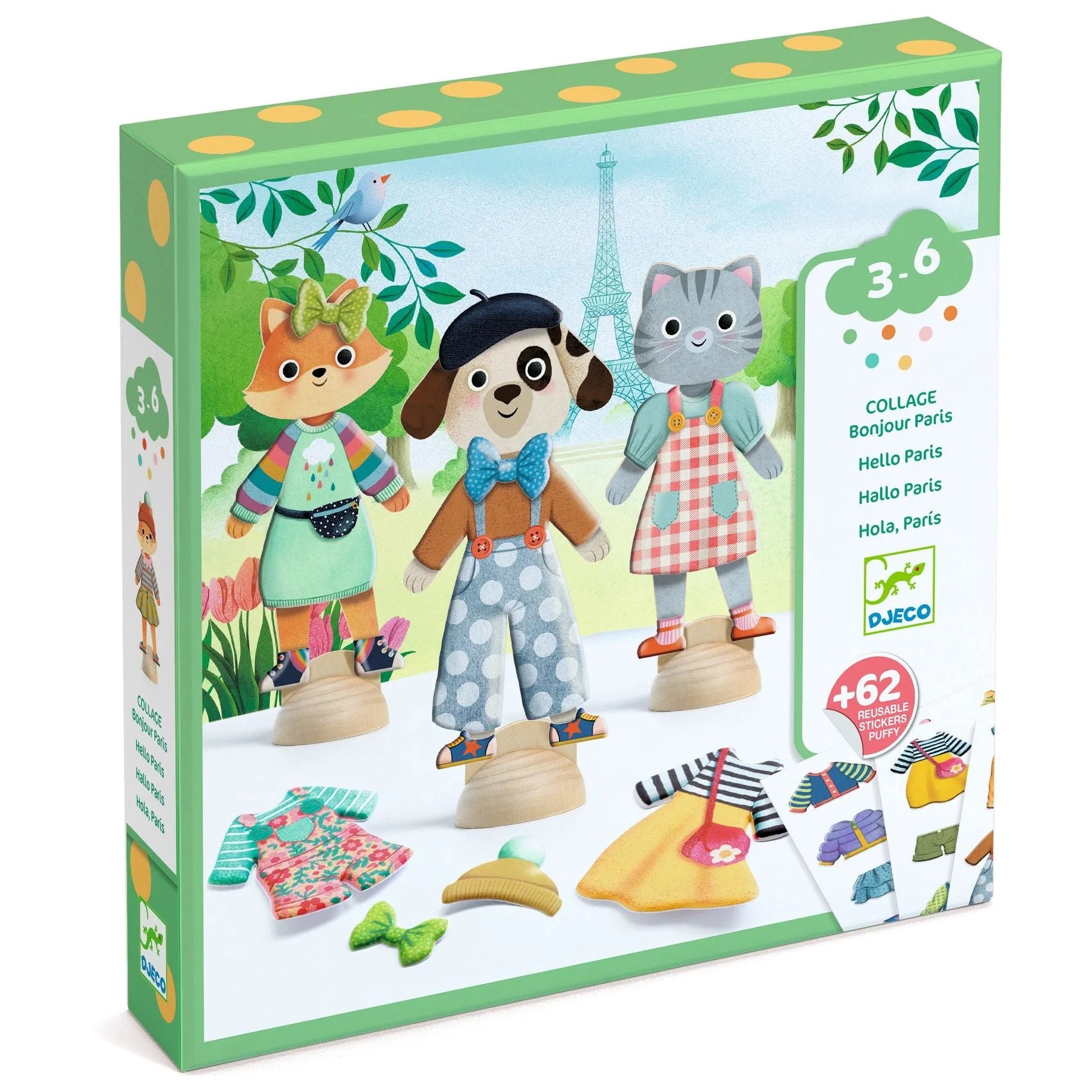 Bonjour Paris Collage Craft Kit – Flying Pig Toys