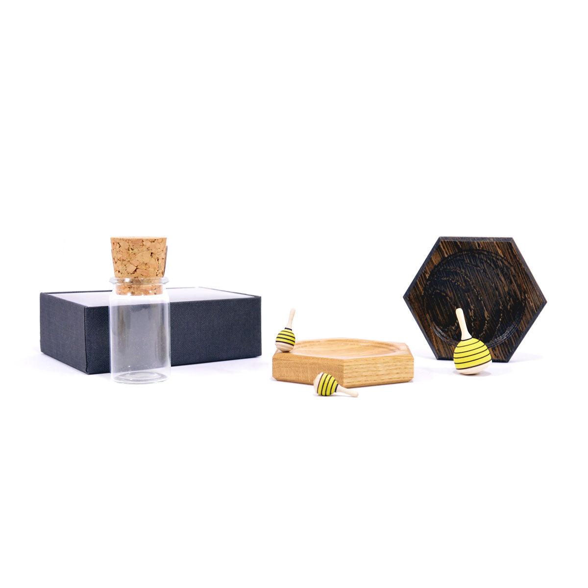 Mader - Bee Hive 2 Boards and 3 Spinning Tops – Flying Pig Toys