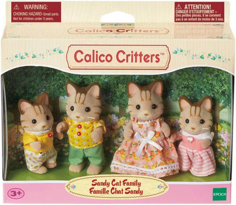 Calico Critters Striped Cat Family – Flying Pig Toys