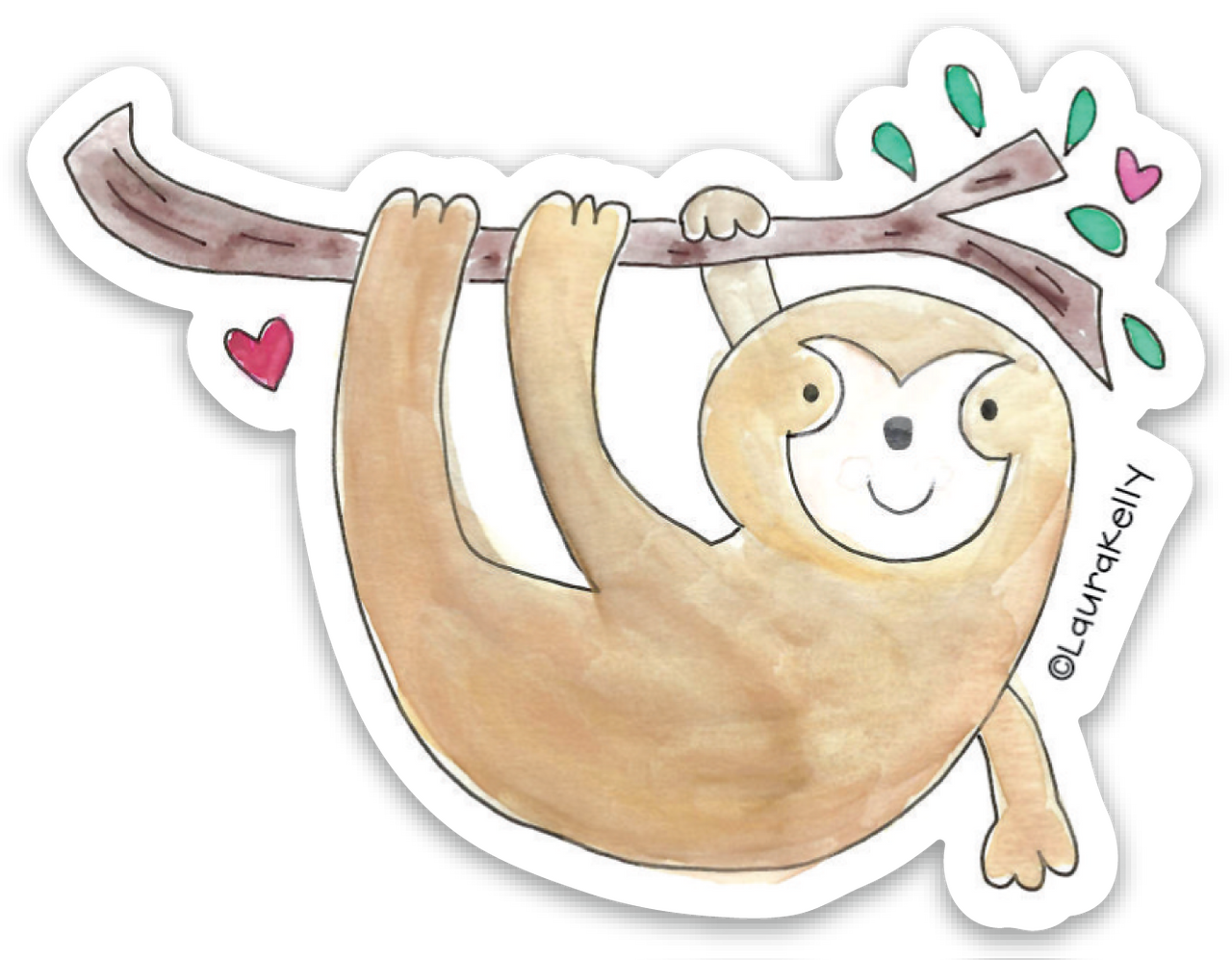 Sloth Sticker – Flying Pig Toys