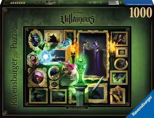 Jigsaw Puzzle Disney Villainous: Maleficent - 1000 Pieces Puzzle ...