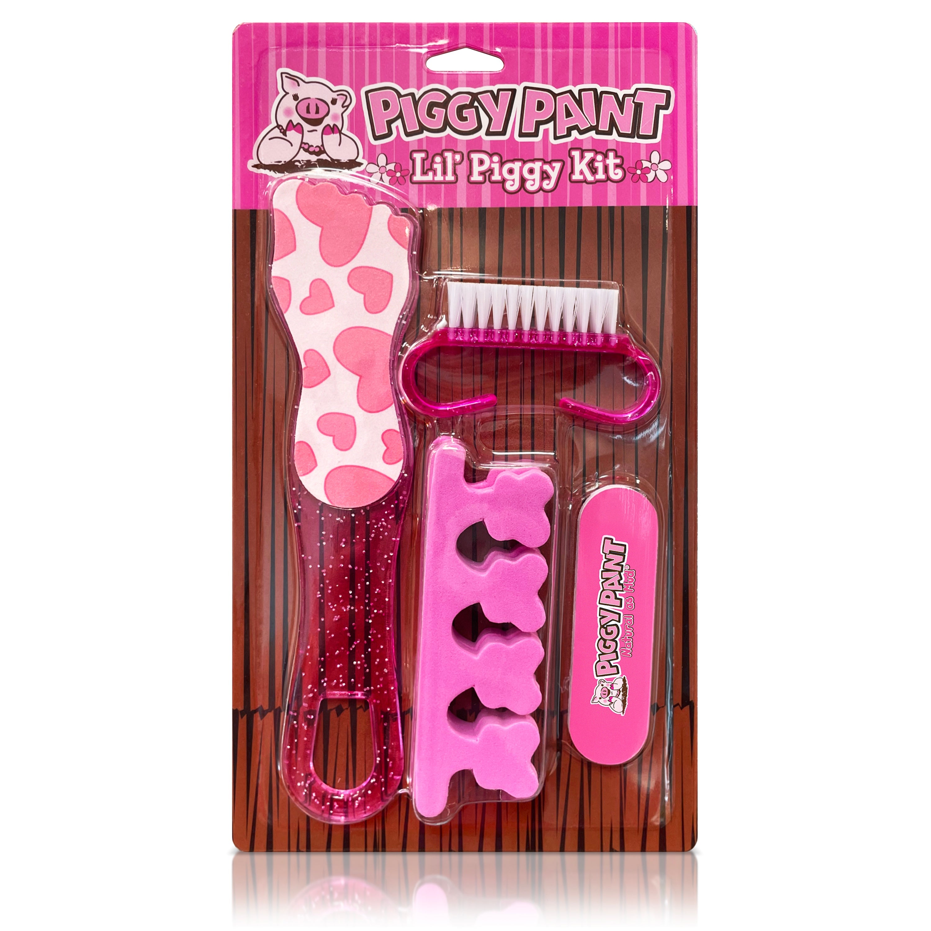 Lil’ Piggy Pedicure Kits - 4 Piece Pedi Set – Flying Pig Toys