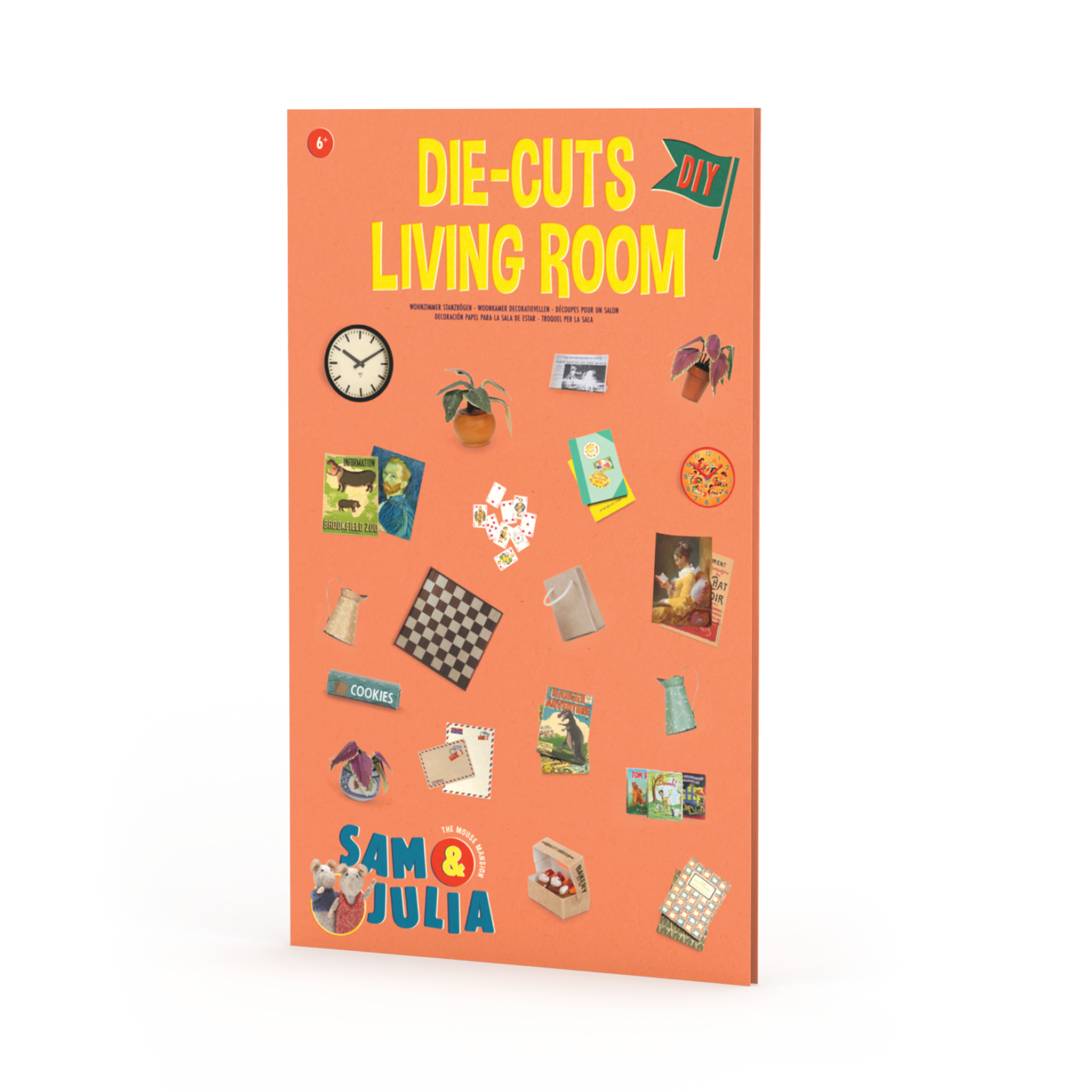 Sam & Julia DIY Die-Cuts Living Room – Flying Pig Toys