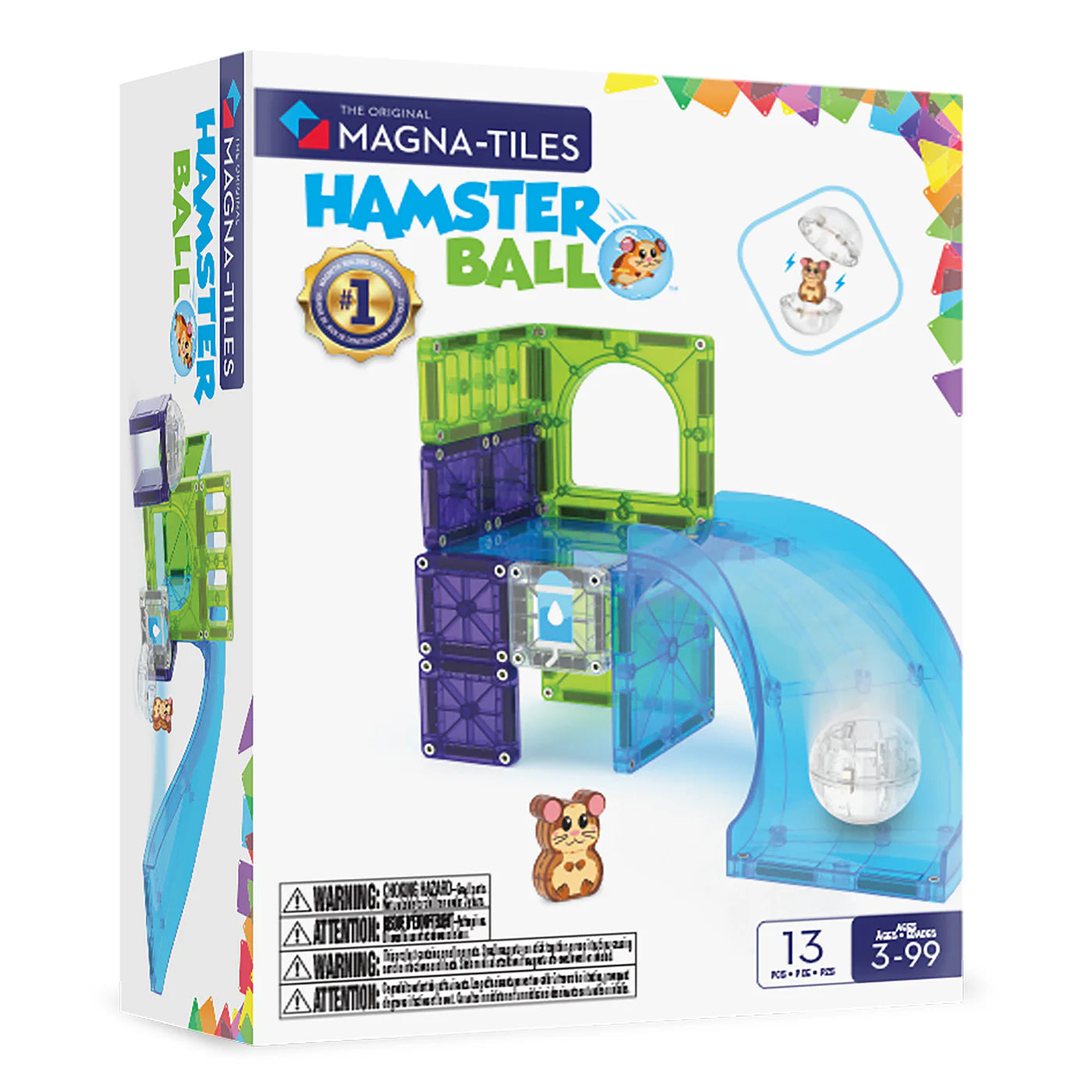 Magna Tiles Hamster Ball 13-Piece Set – Flying Pig Toys