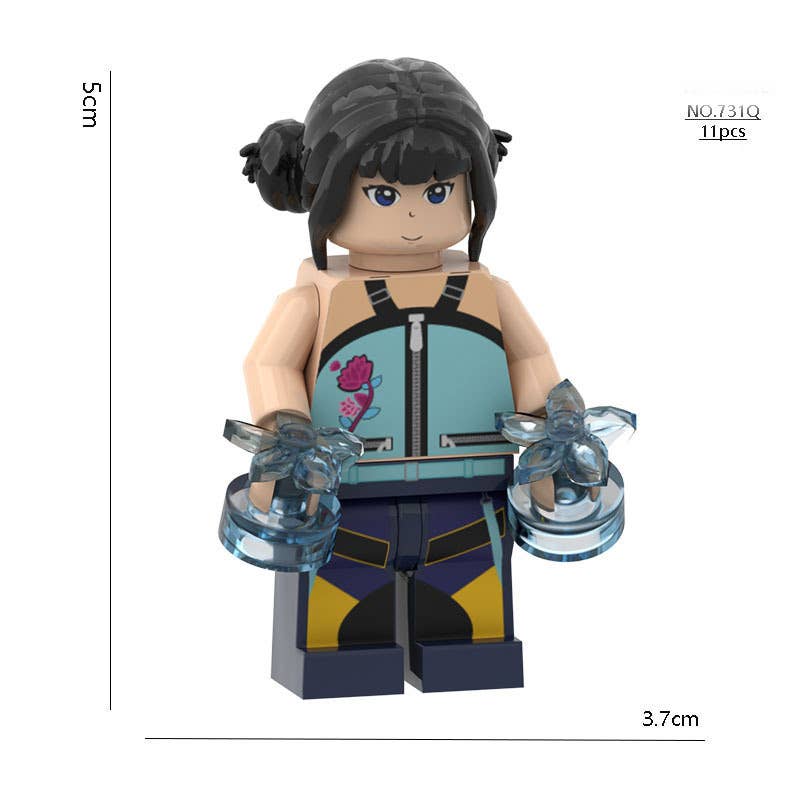K-Pop Demon Hunters Rumi Micro Trendy Building Blocks – Flying Pig Toys
