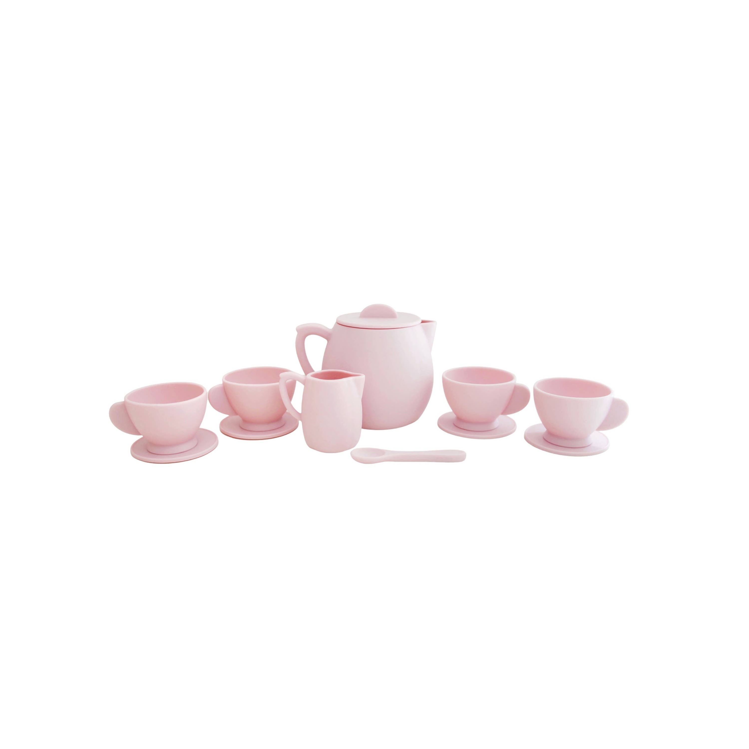 Primrose Pink Silicone Tea Play Set – Flying Pig Toys