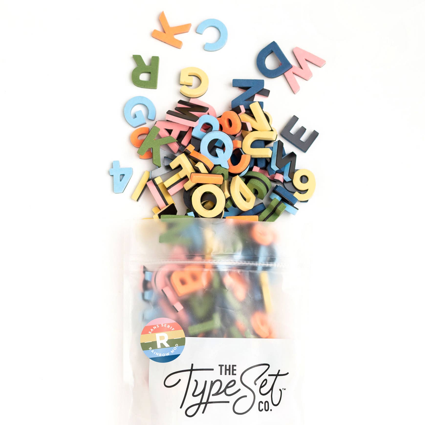 1" 200pc Rainbow Mod Magnetic Letters – Flying Pig Toys
