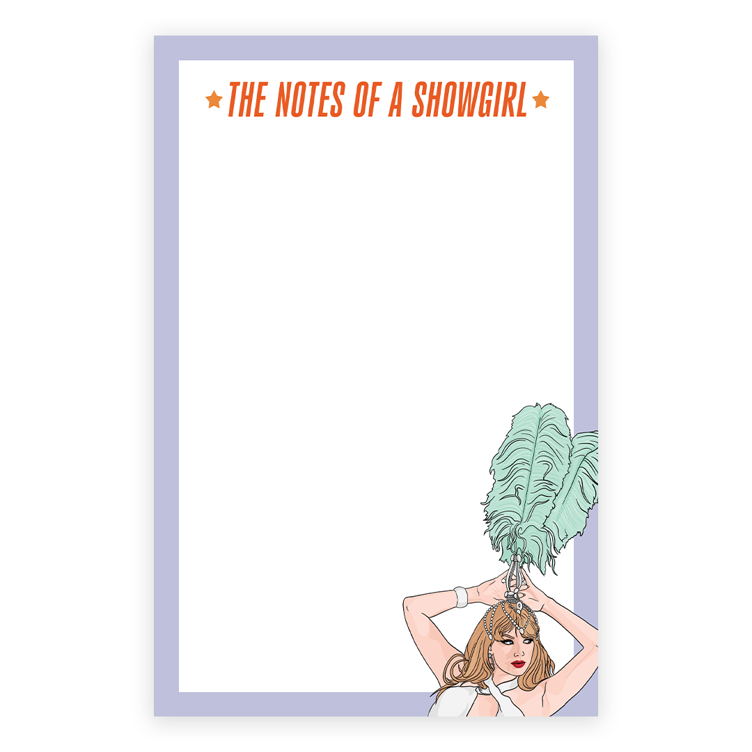 The Notes of a Show Girl Notepad – Flying Pig Toys
