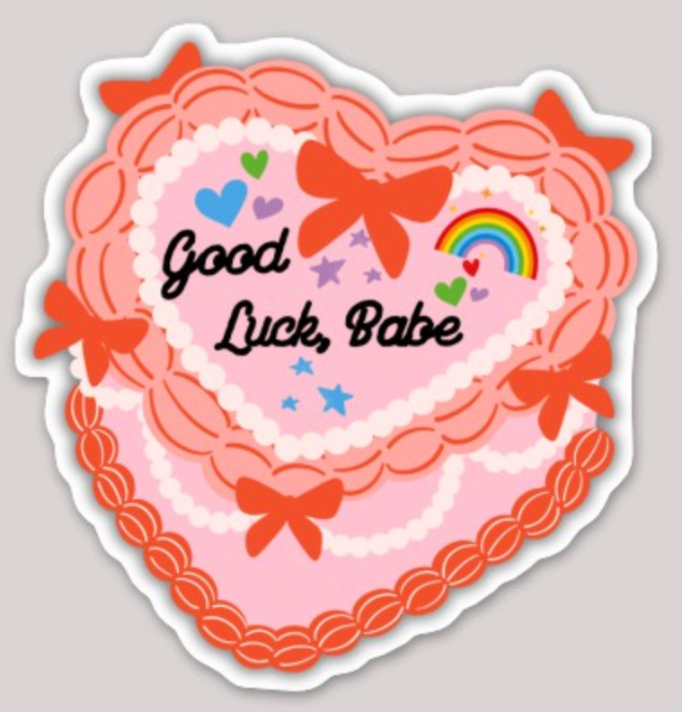 Good Luck Babe Sticker (Chappell Roan) – Flying Pig Toys