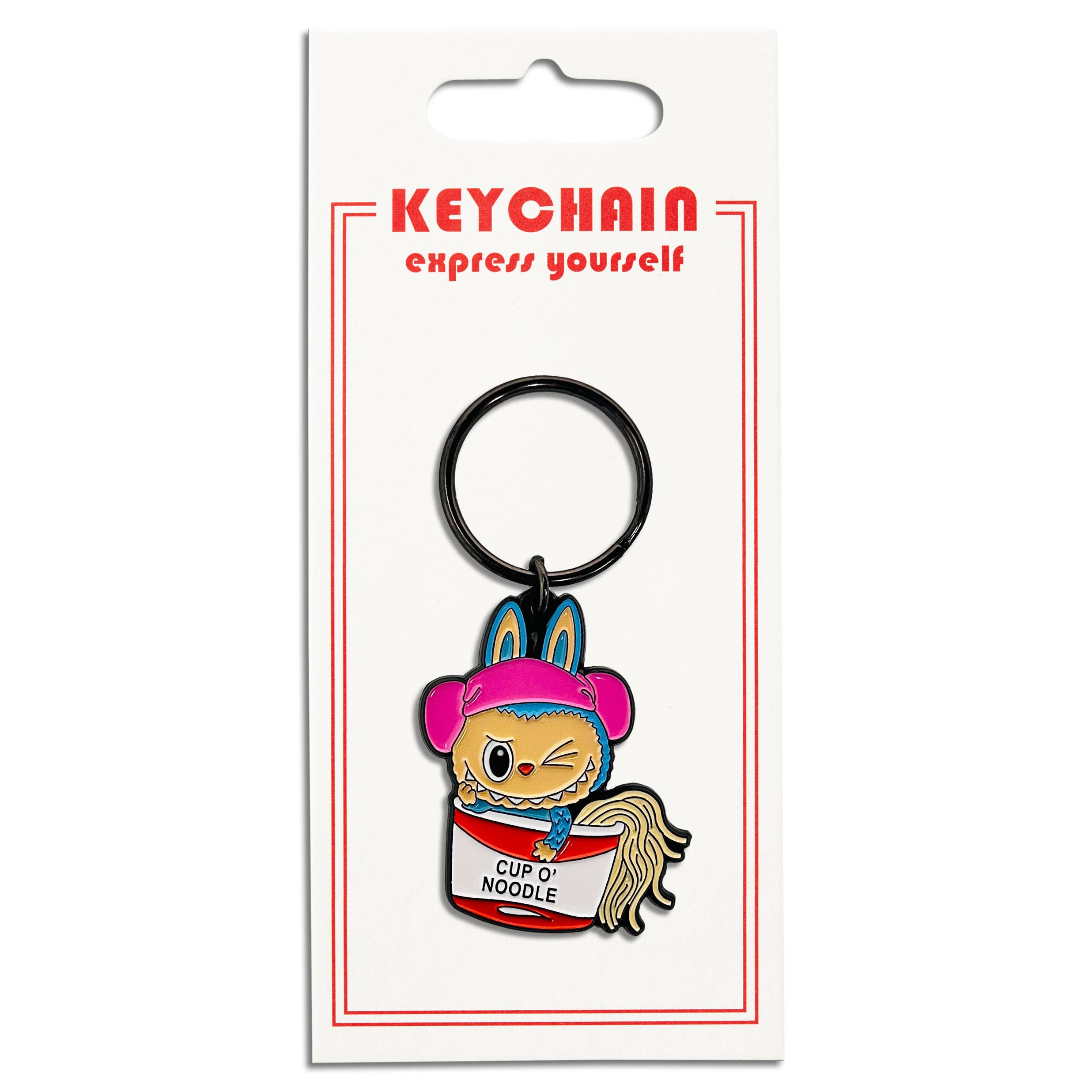 Labubu Ramen Noodle Keychain – Flying Pig Toys