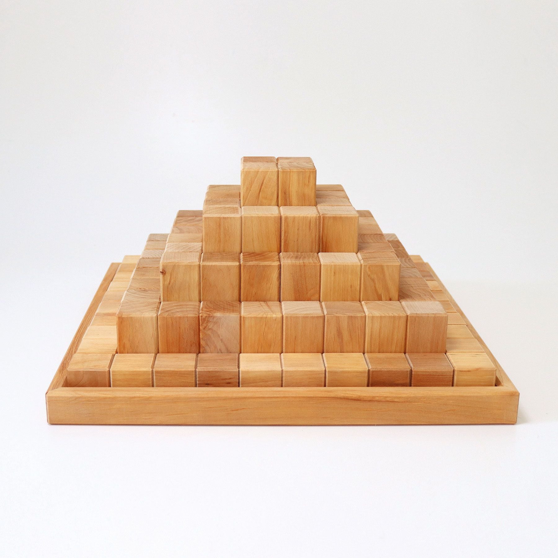 Large Stepped Pyramid, Natural – Flying Pig Toys