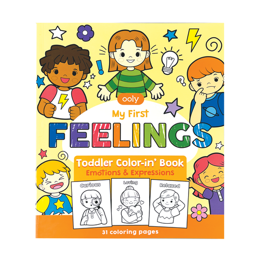 My First Feelings Toddler Color-In Book – Flying Pig Toys