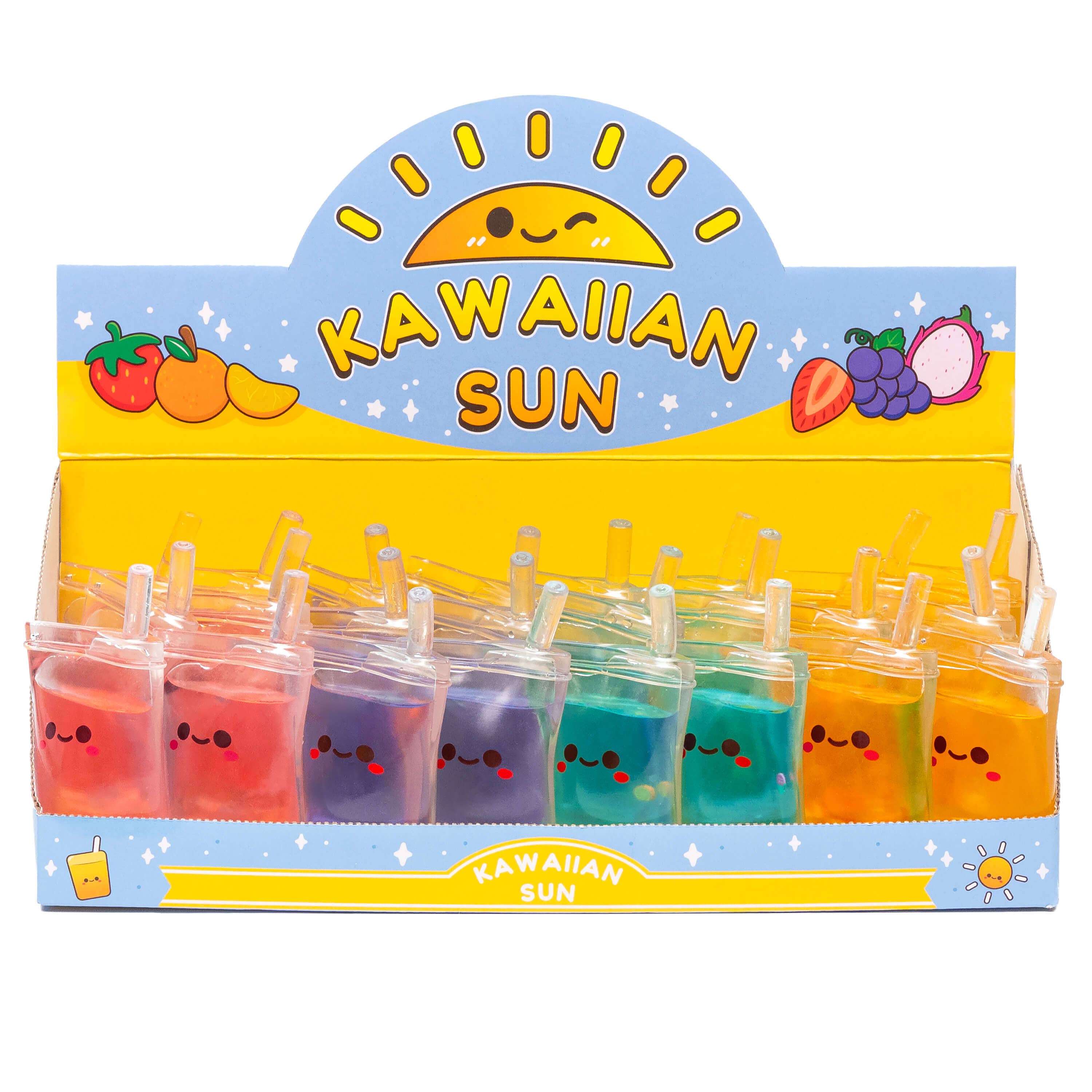 Kawaiian Sun Fruit Juice Squishy Sensory Toy – Flying Pig Toys