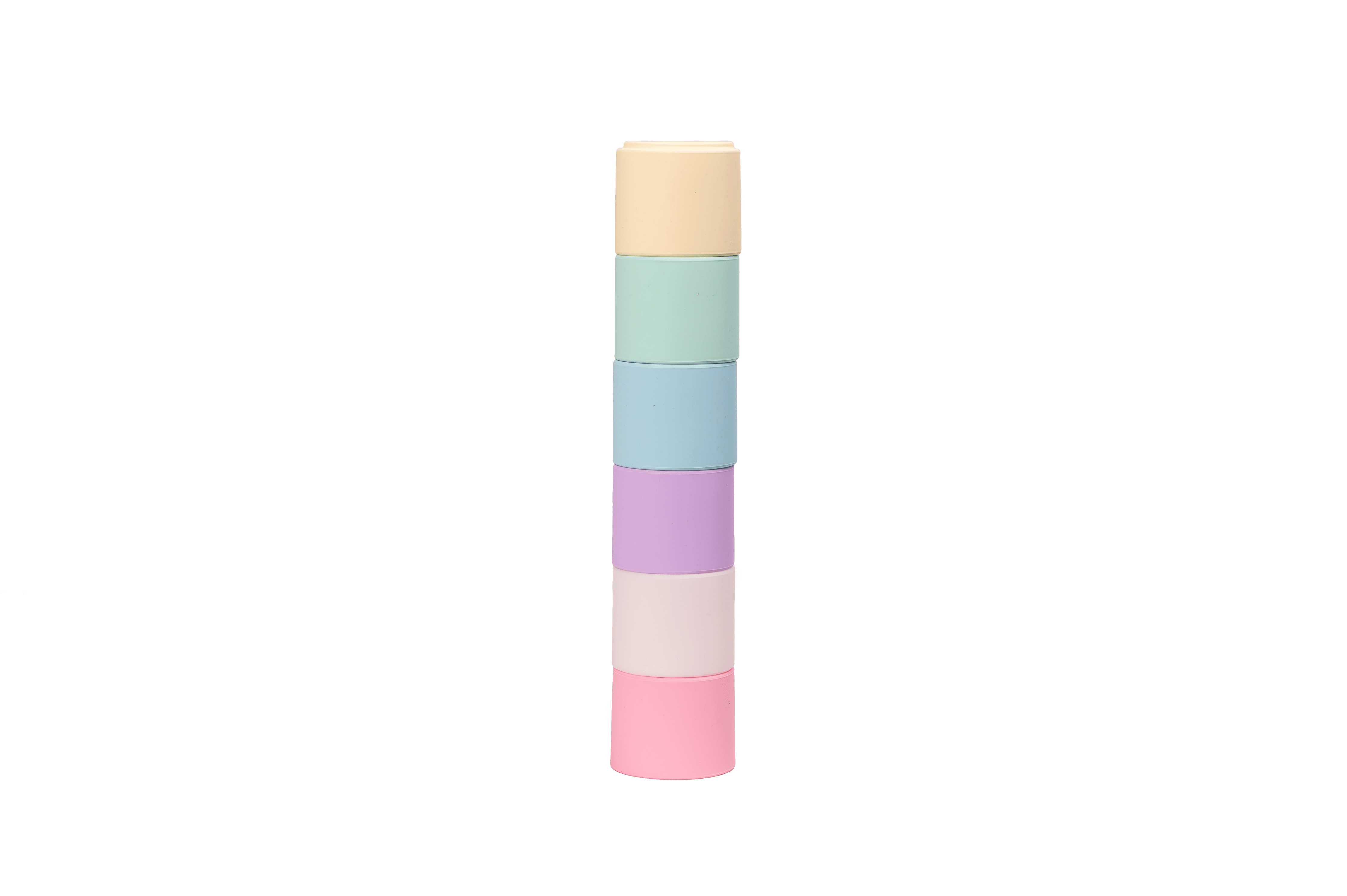 6 Pastel Stacking Cups – Flying Pig Toys