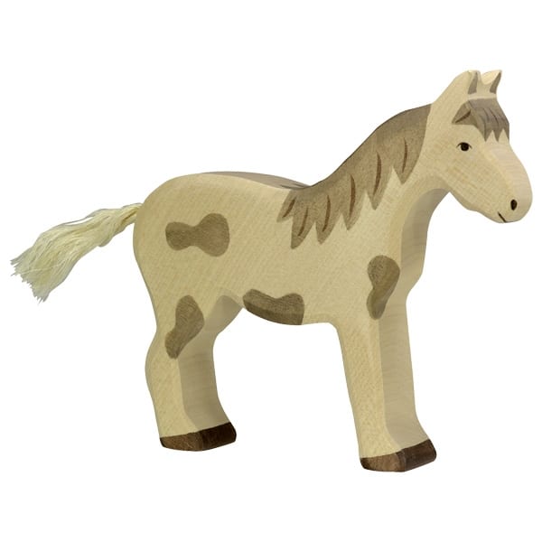 Horse, Standing, Dappled – Flying Pig Toys