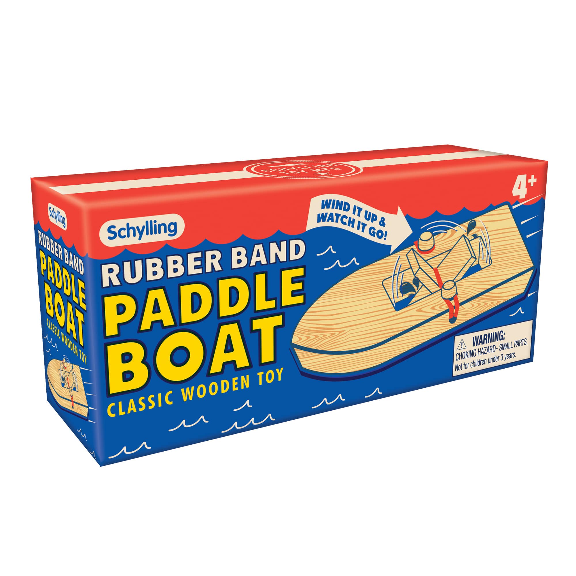 Wooden Paddle Boat – Flying Pig Toys