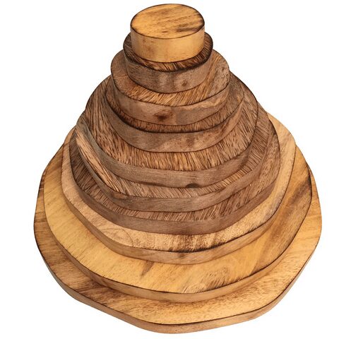 Wood Stacking Pyramid – Flying Pig Toys