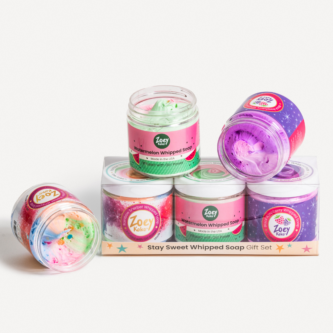 Stay Sweet Whipped Soap Gift Set – Flying Pig Toys