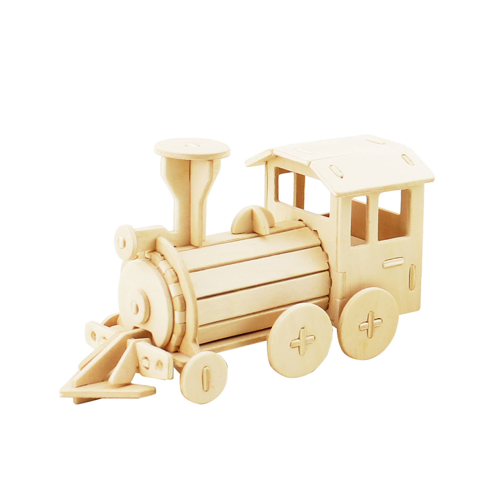 3D Wooden Puzzle: Locomotive – Flying Pig Toys