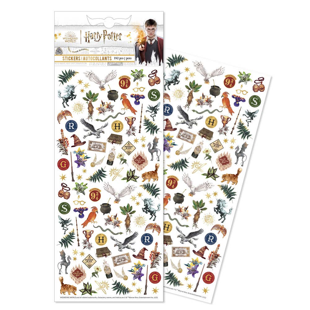Harry Potter Mini Stickers - Floral Hogwarts – Flying Pig Toys
