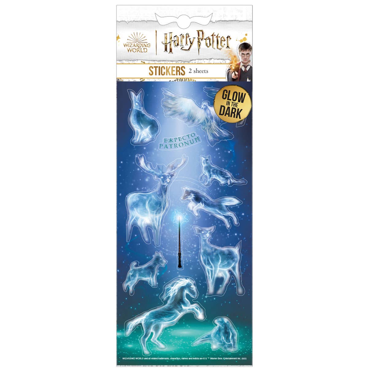 Harry Potter Stickers - Glow in the Dark Patronus – Flying Pig Toys