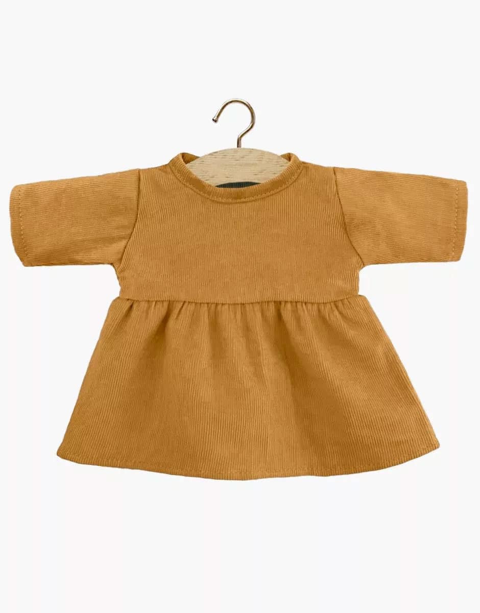 Faustine Dress in Camel Corduroy – Flying Pig Toys